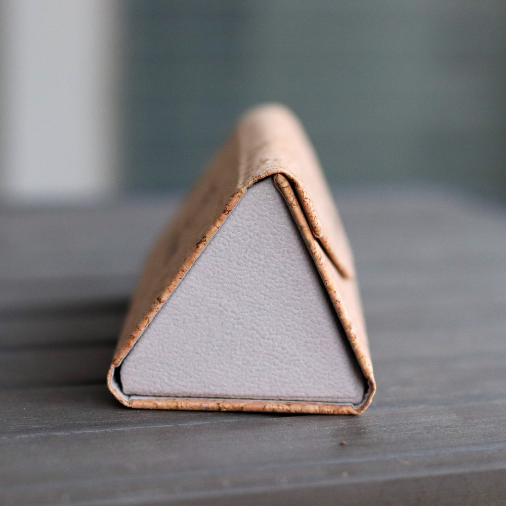 Cork Folding Sunglasses Case