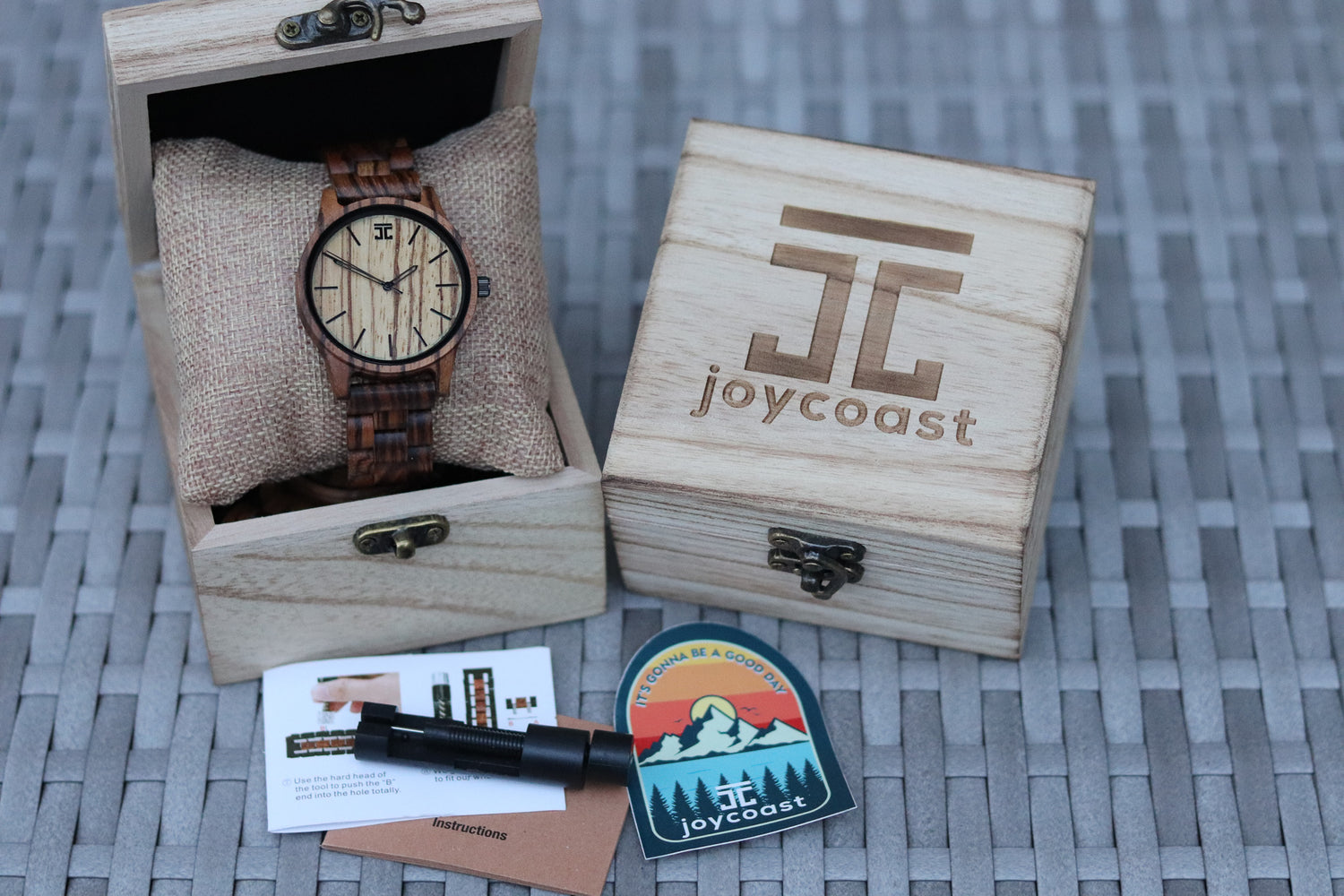"Zebby" | Zebra Wood Watch - Joycoast